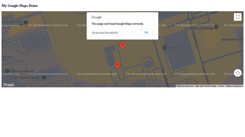 Google Maps Template