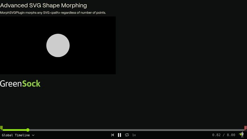 Advanced SVG Shape Morphing