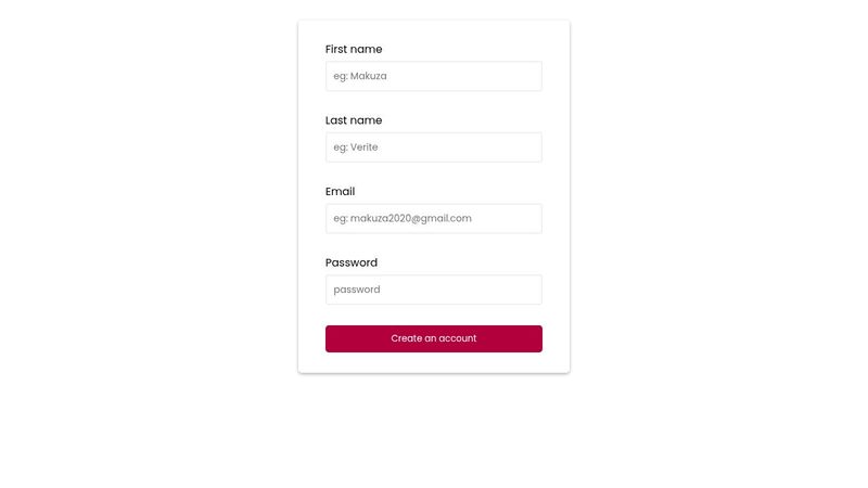 Interactive Form Validation