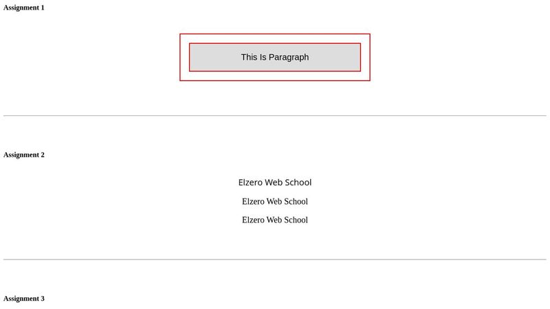 CSS Assignment (Inheritance, Typography)