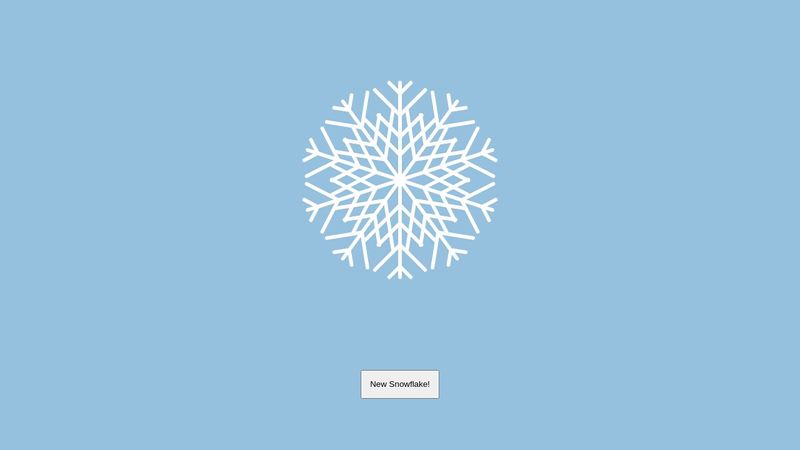 Snowflake (JS Example - Randomized - With constraints)