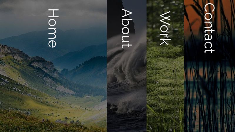 Flex Hover Slider | HTML + CSS + jQuery