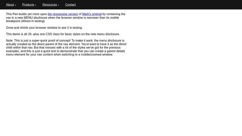 Accessible Navigation Dropdowns (now with mobile menu disclosure)