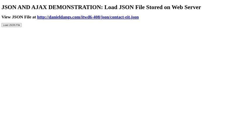 XMLHttpRequest-LoadJSON