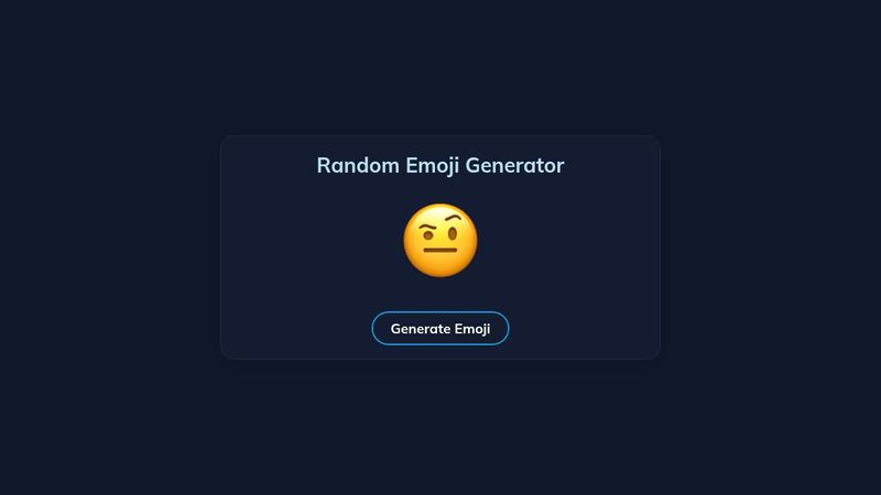 045 Javascript Emoji Creator