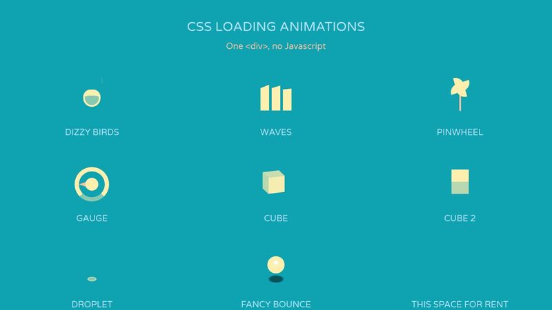 Single-Element CSS Loaders