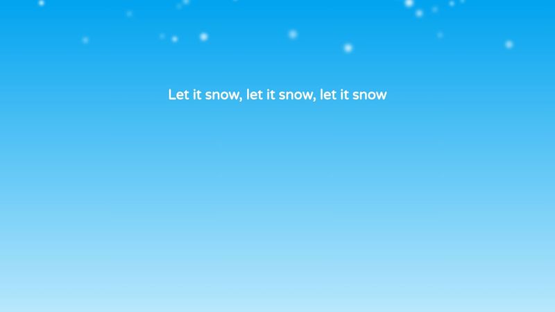 Pure CSS Snow