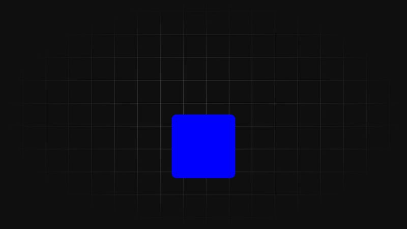CSS simple animation-timeline - square