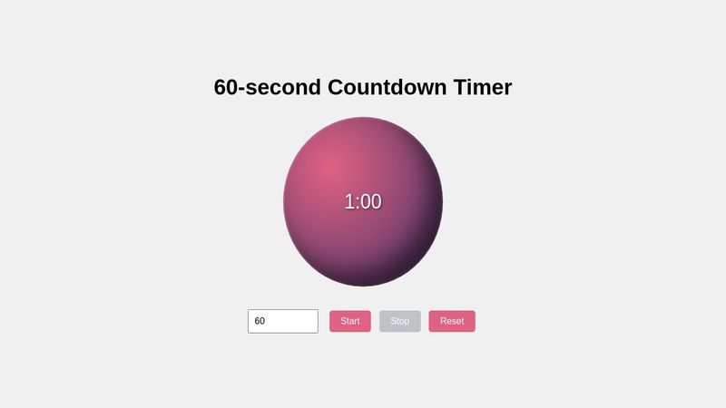 Codepen Challenge: Countdown Timer
