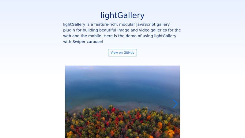 lightGallery with swiper