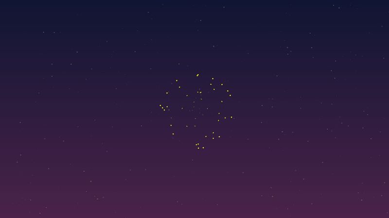 Codepen Cursor Particles Challenge Fireflies 9421