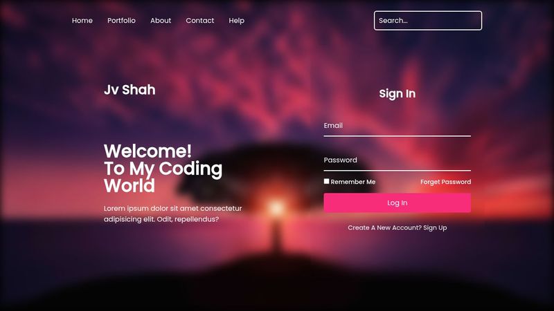 interactive animated login and registration form using HTML, CSS, and ...