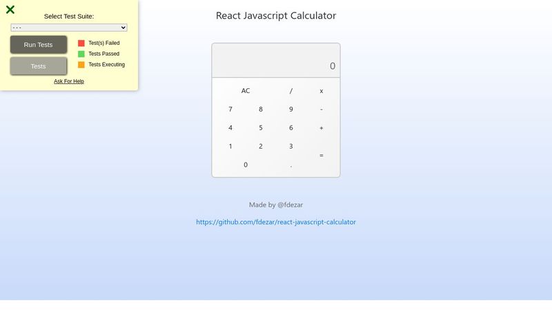 FCC Javascript Calculator