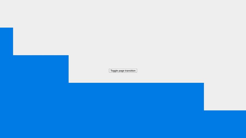 Tiles Page Transition (CSS)