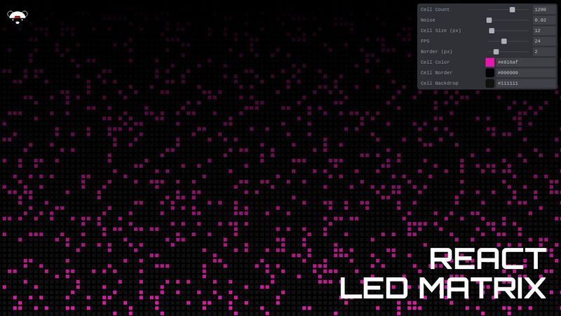 LED Matrix w/ React