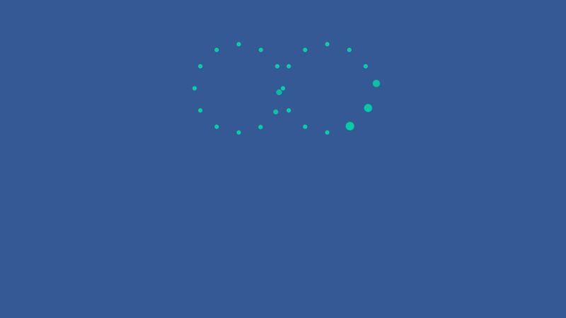 Pure CSS infinity particle dots