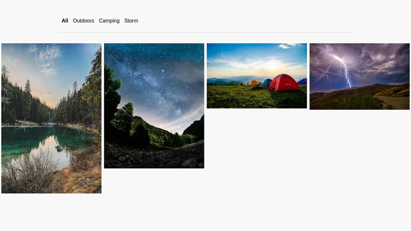 Simple Category Filter