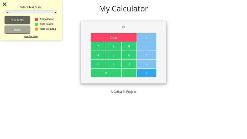 fCC JavaScript Calculator