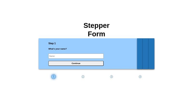 Stepper Form