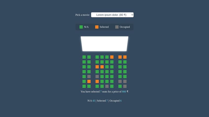Movie Seat Booking App