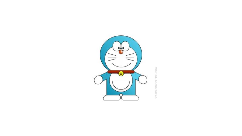 Doraemon Cartoon pure HTML & SCSS | Vishal Sondarva
