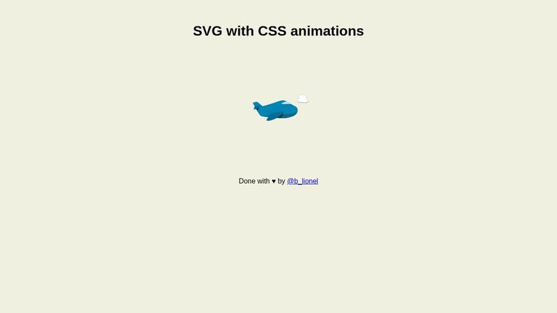 CSS3 + SVG loader animation