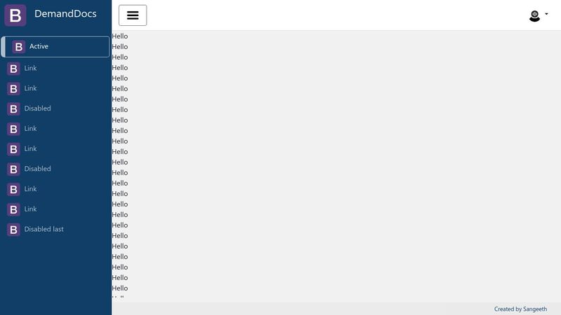 Bootstrap-collapsible-sidebar