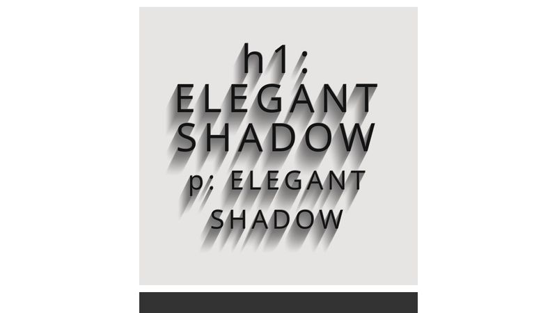 Text Shadow CSS Snippets