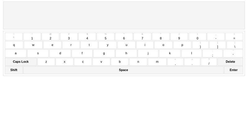 Virtual Keyboard Using Html Css Js