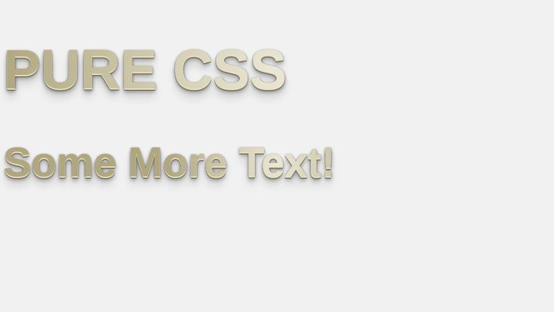 Gradient Overlaid Embossed Text - Pure CSS