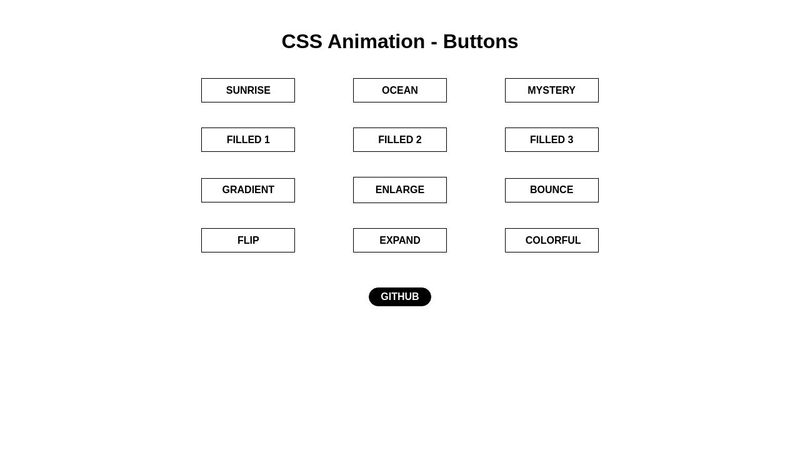 CSS Animation - Buttons