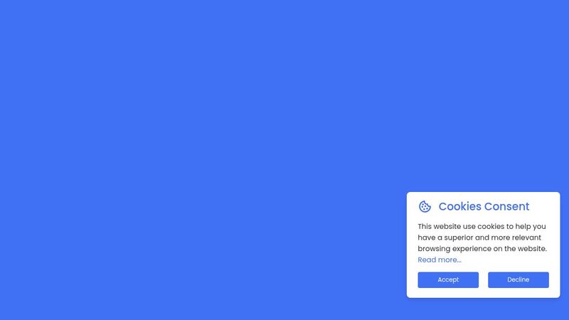 Cookies Popup Box JS CSS
