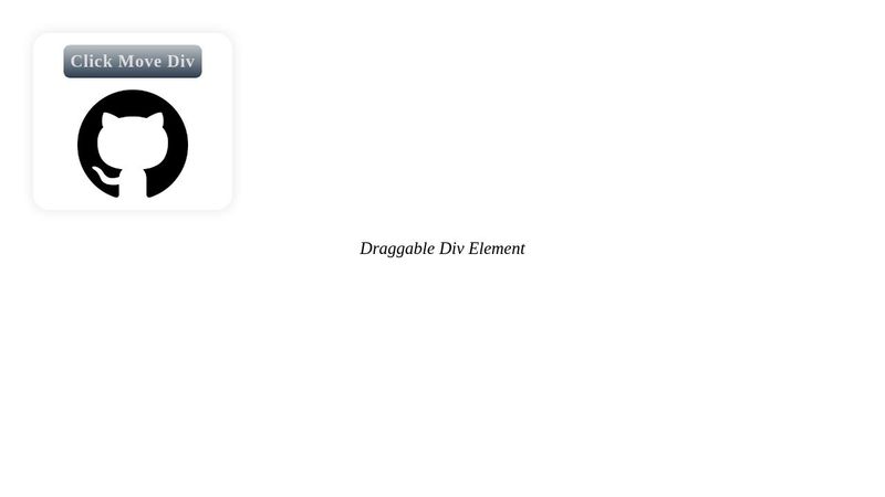 draggable div element