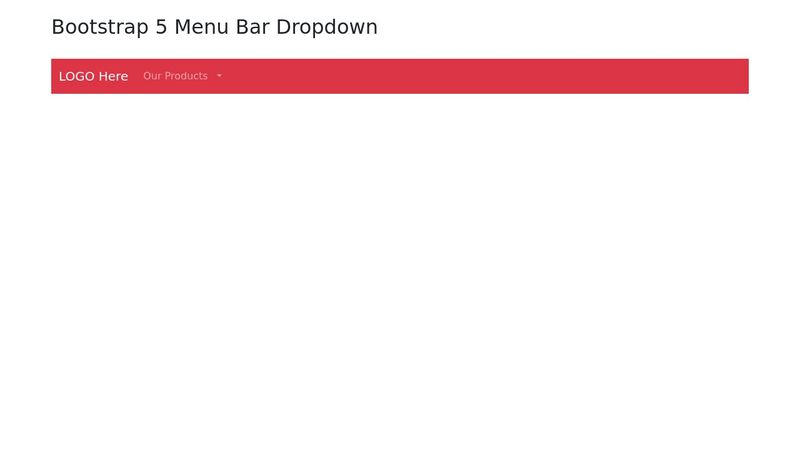 Bootstrap 5 multilevel dropdown navbar