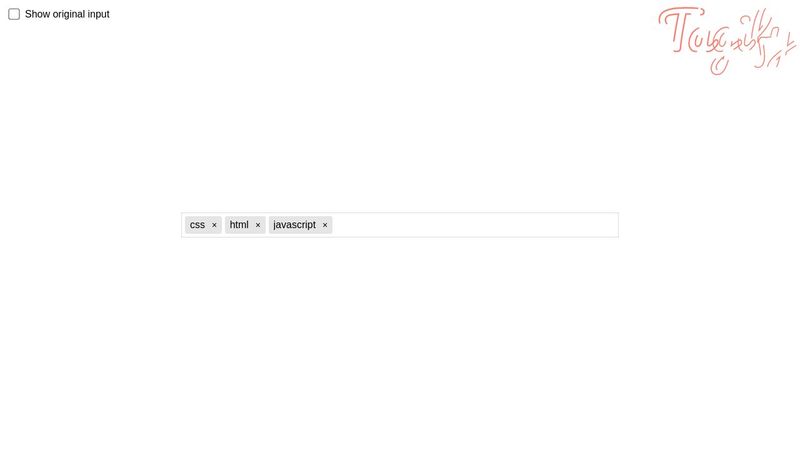 Tagify - Customized suggestions style