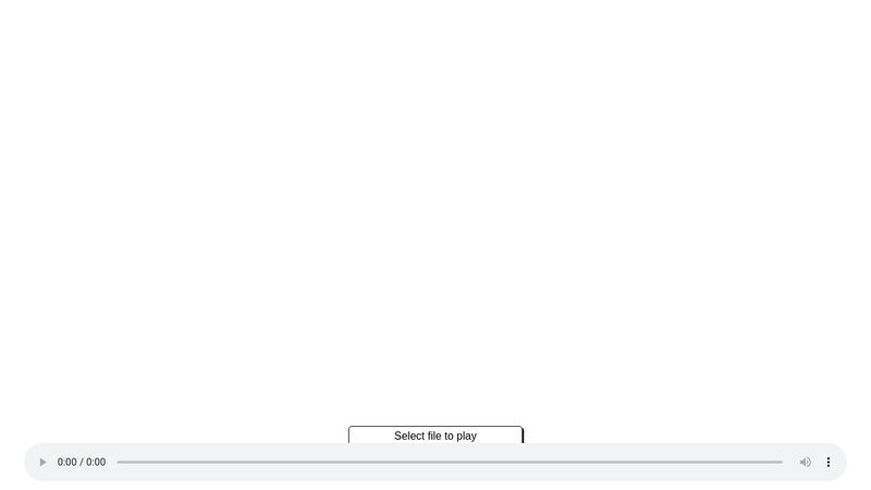 Simple Audio Visualizer