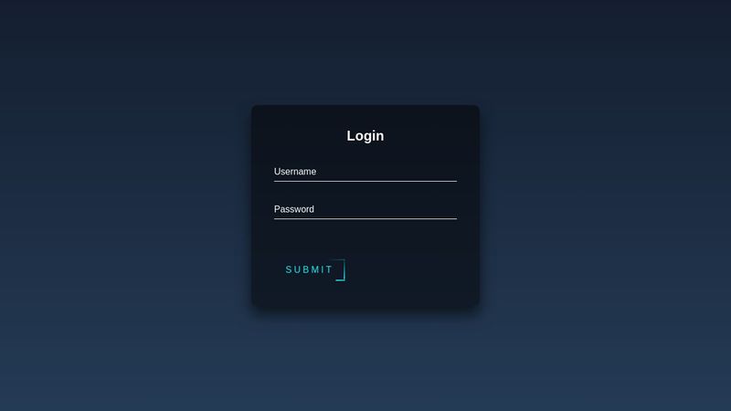 Login button CSS animation