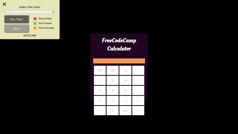FCC: JavaScript Calculator