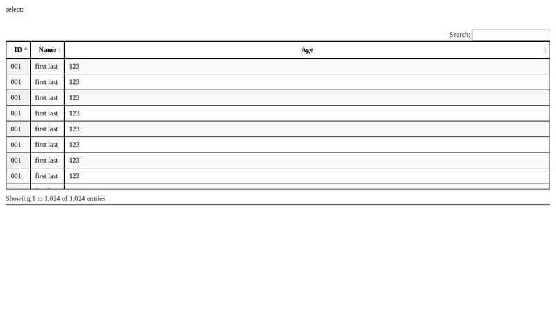 Unable To Get Datatables Header Row To Line Up