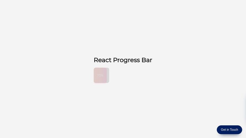 React Progress Bar