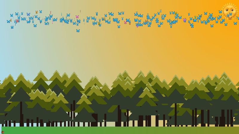 CSS Butterflies animation