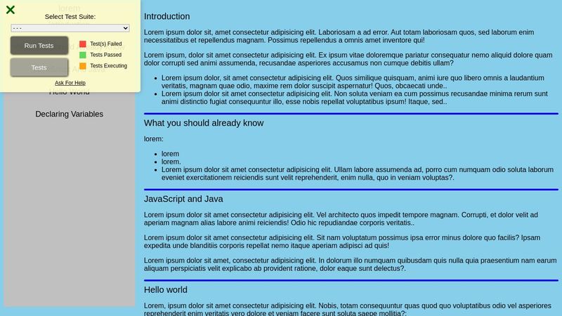 Fork Me! FCC: Technical documentation page