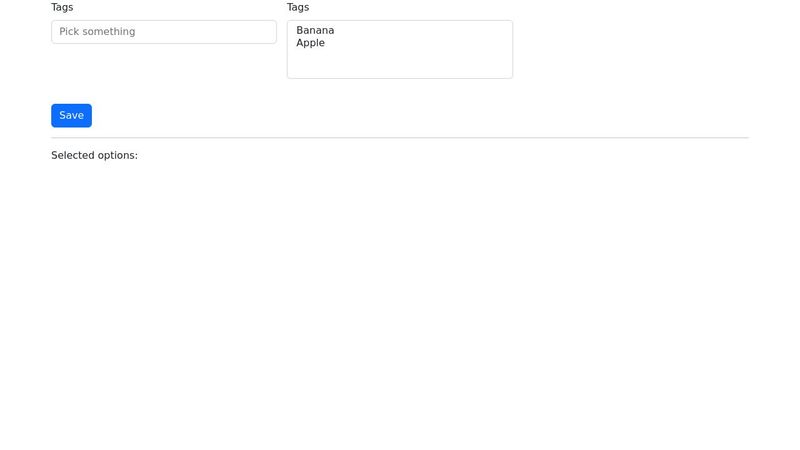 Bootstrap tags validation issue