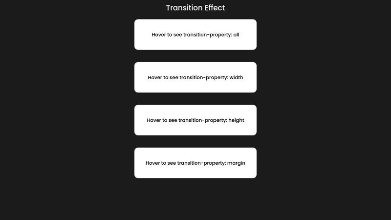 Transition Effect - CSS