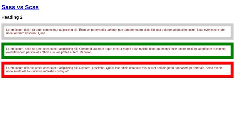 SCSS - Learn basic Sass
