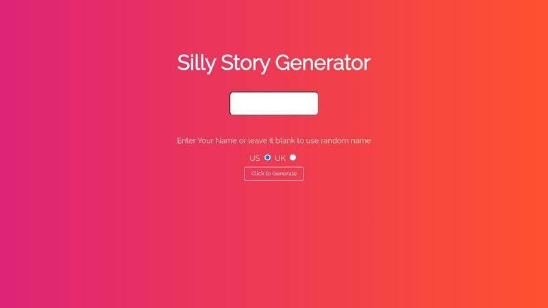 D4 : MDN Silly Story Generator