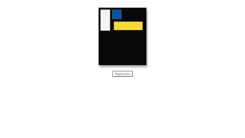 Randomly generate Mondrian Art with CSS Grid + Vue 🎨