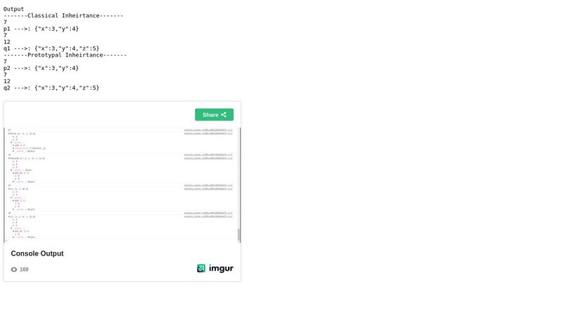 Prototypal Inheritance vs Classical Inheritance