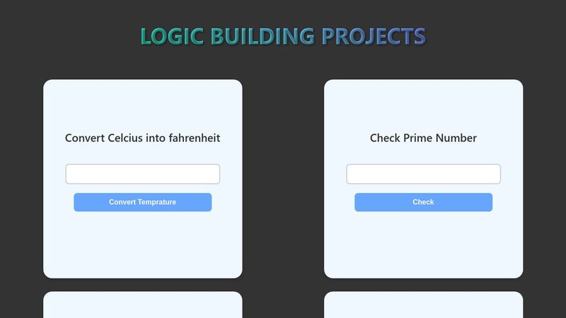 Logic Building Projects