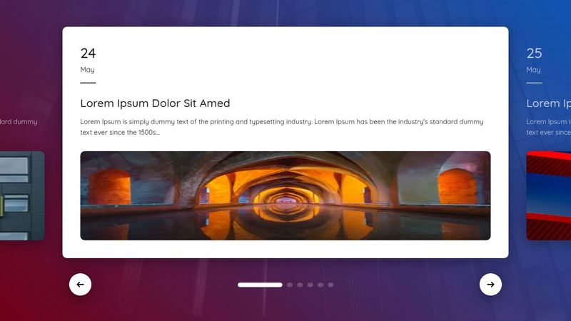 Responsive News Card Slider with HTML, CSS, JavaScript, and Swiper